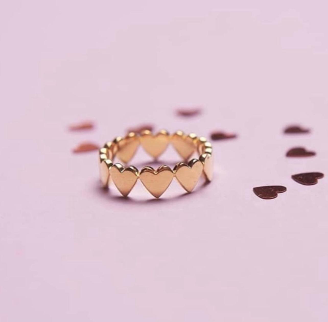 18K Gold Ring Heart Design – navidjewellery